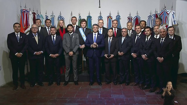 Pacto De Mayo El Presidente Milei Y 18 Gobernadores Firmaron El Acta